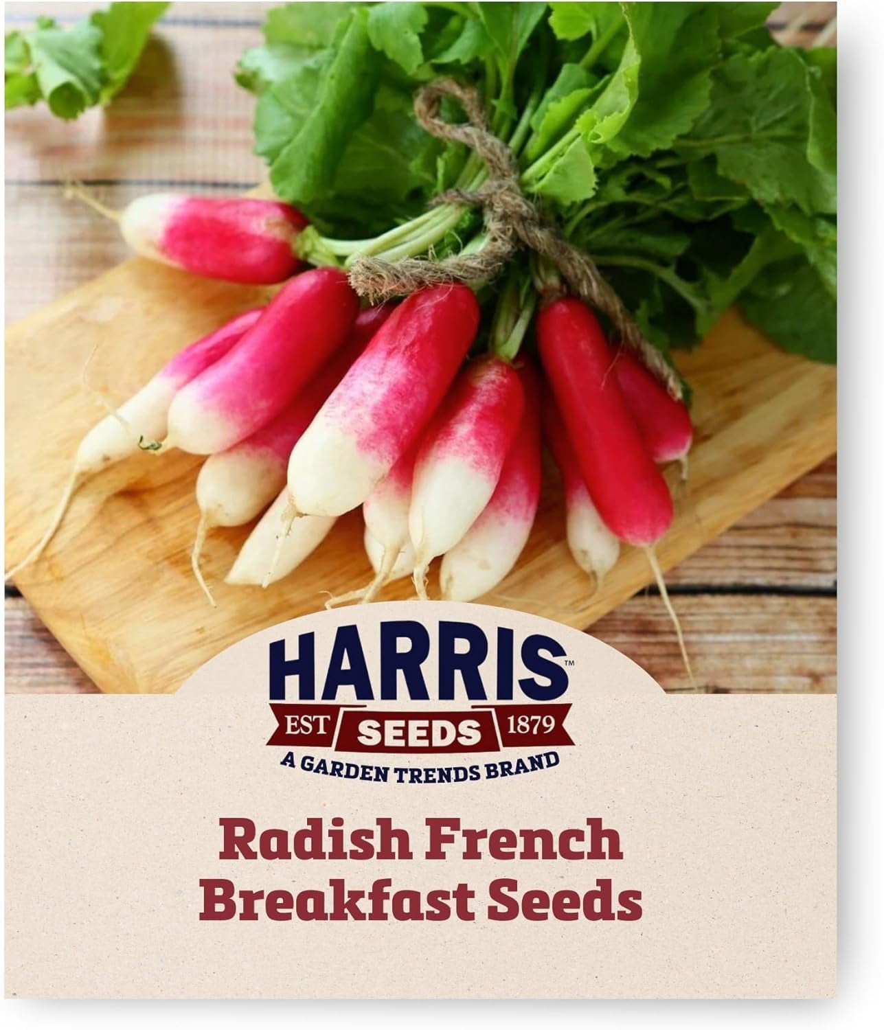 Harris Seeds - Treated French Breakfast Radish Seeds, 1,000 Seeds ...