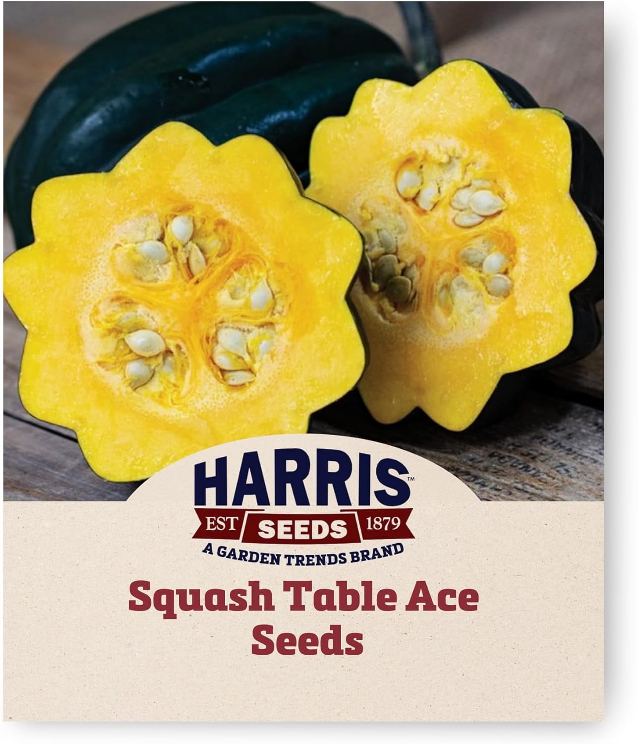 Harris Seeds - Treated Winter Acorn Orange Squash Seeds Table Ace F1 ...