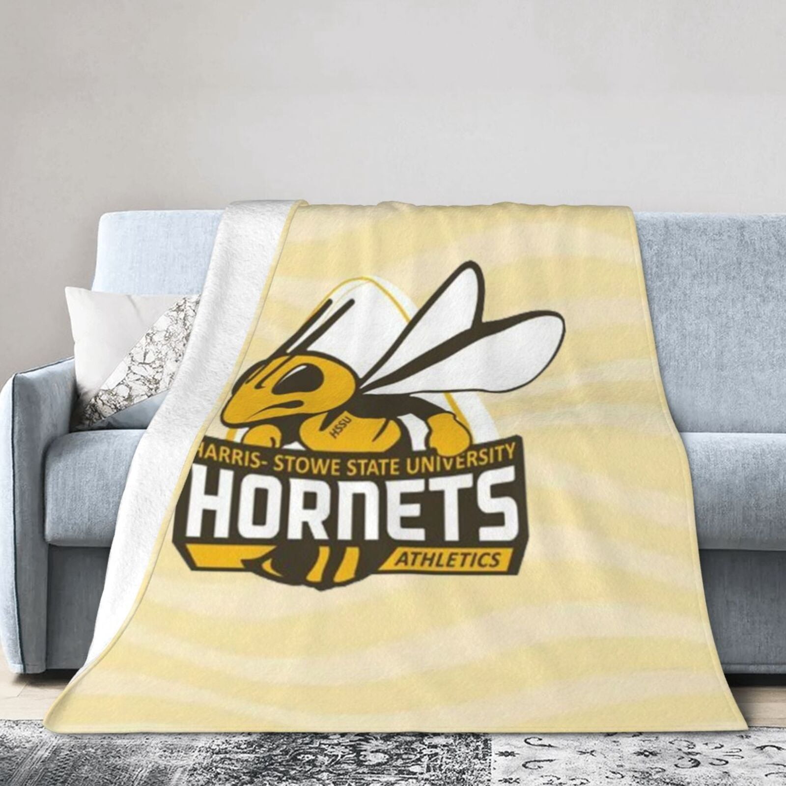 Harris-Stowe A State University Ultra-Soft Micro Fleece Blanket Multi ...