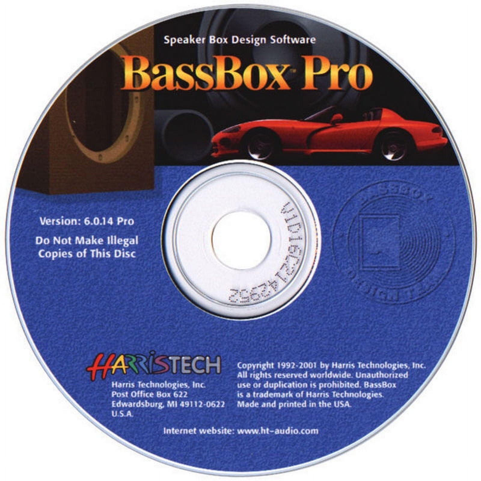Harris Technologies BassBox 6 Pro Software CD-ROM - Walmart Business Supplies