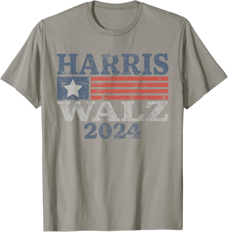 Harris Waltz 2024 Election Kamala Harris Tim Waltz 2024 T-Shirt ...