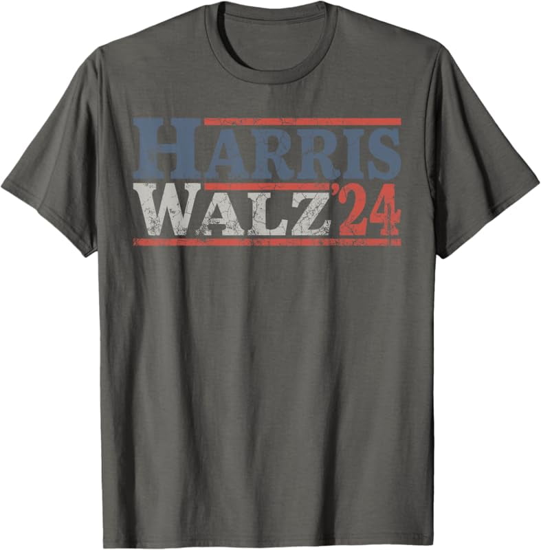 Harris Waltz 2024 Election Kamala Harris Tim Waltz 2024 T-Shirt ...