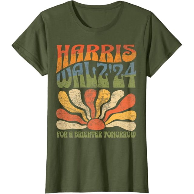 Harris Waltz 2024 Election Kamala Harris Tim Waltz 2024 T-Shirt ...