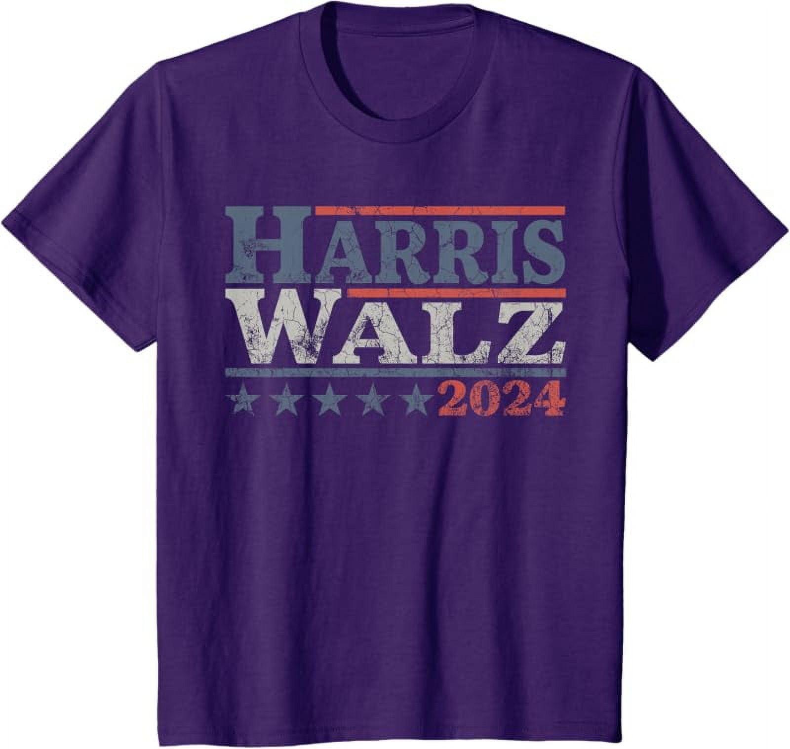 Harris Waltz 2024 Election Kamala Harris Tim Waltz 2024 T-Shirt ...