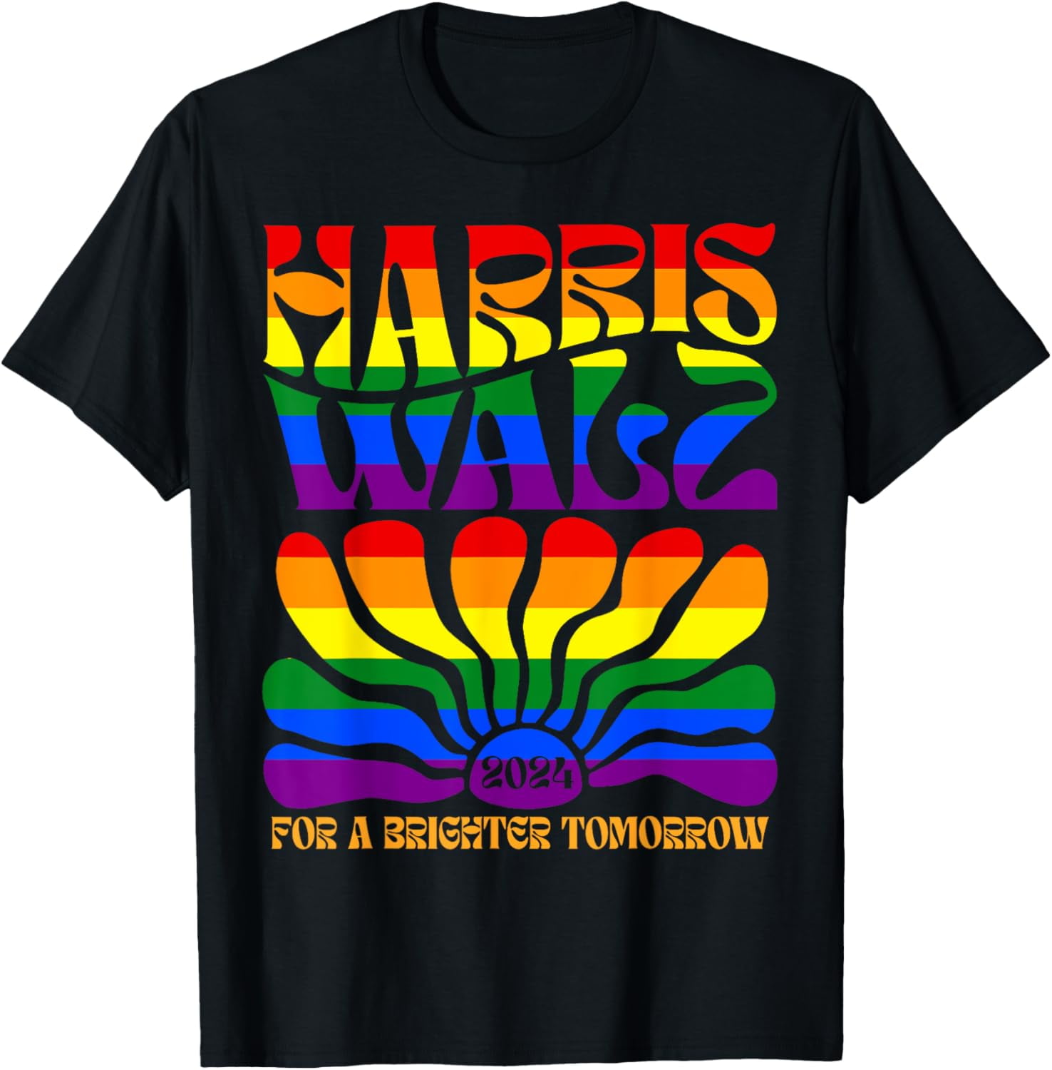 Harris Waltz 2024 Election Kamala Harris Tim Waltz 2024 T-Shirt ...