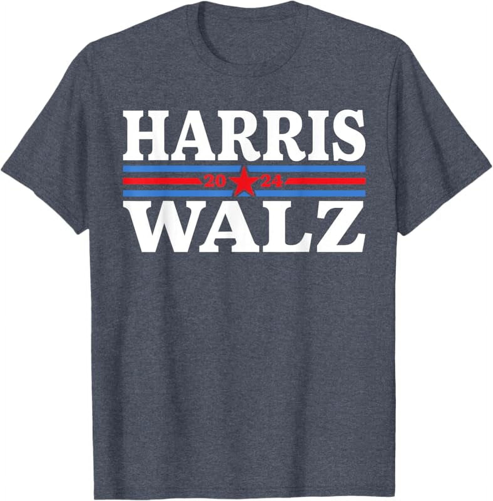 Harris Waltz 2024 Election Kamala Harris Tim Waltz 2024 T-Shirt ...