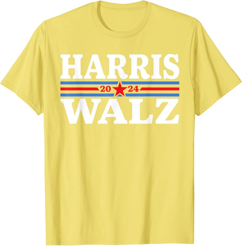 Harris Waltz 2024 Election Kamala Harris Tim Waltz 2024 T-Shirt ...