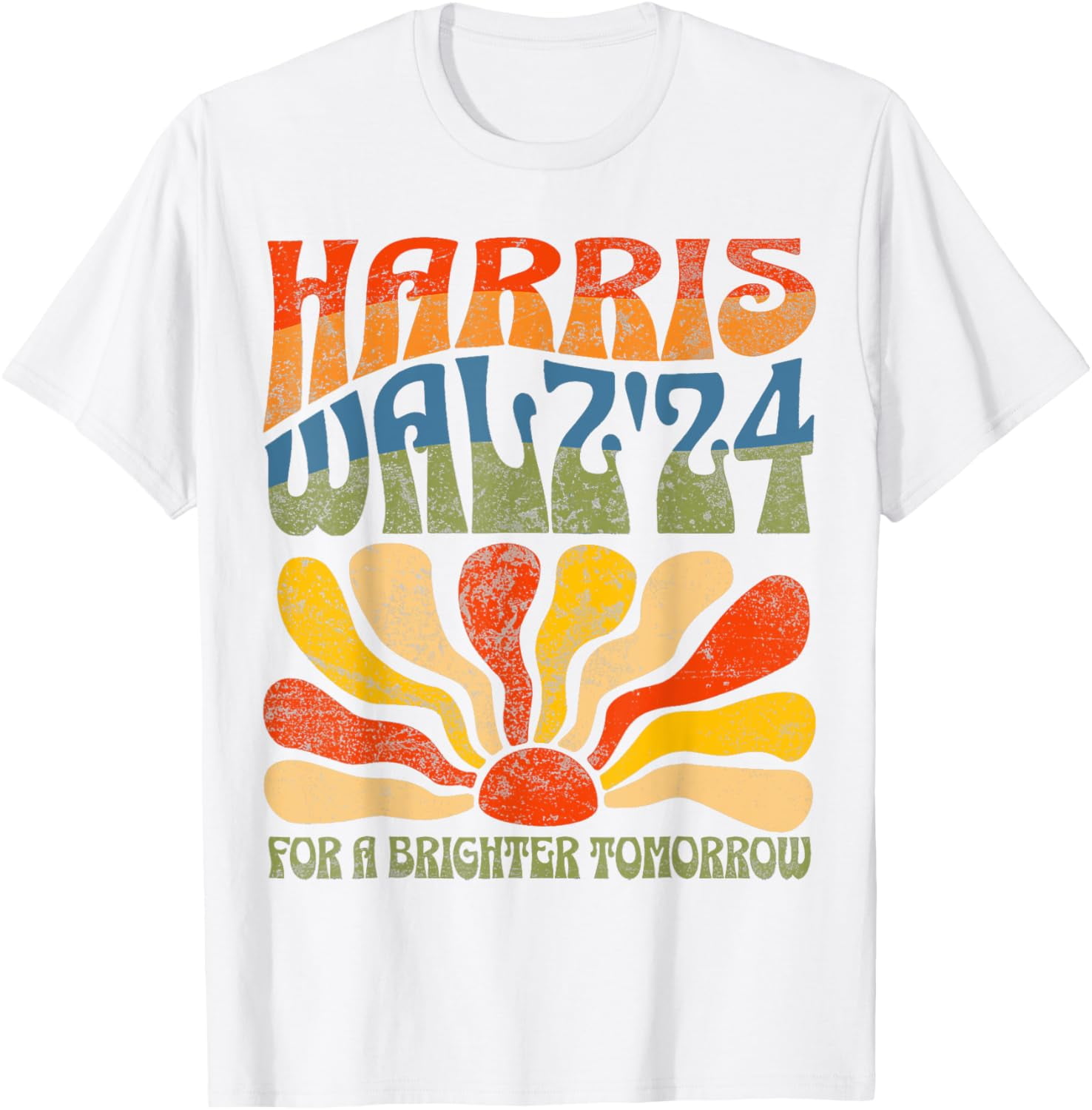 Harris Waltz 2024 Election Kamala Harris Tim Waltz 2024 T-Shirt ...