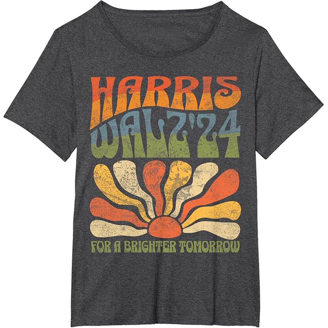 Harris Waltz 2024 Election Kamala Harris Tim Waltz 2024 T-Shirt ...