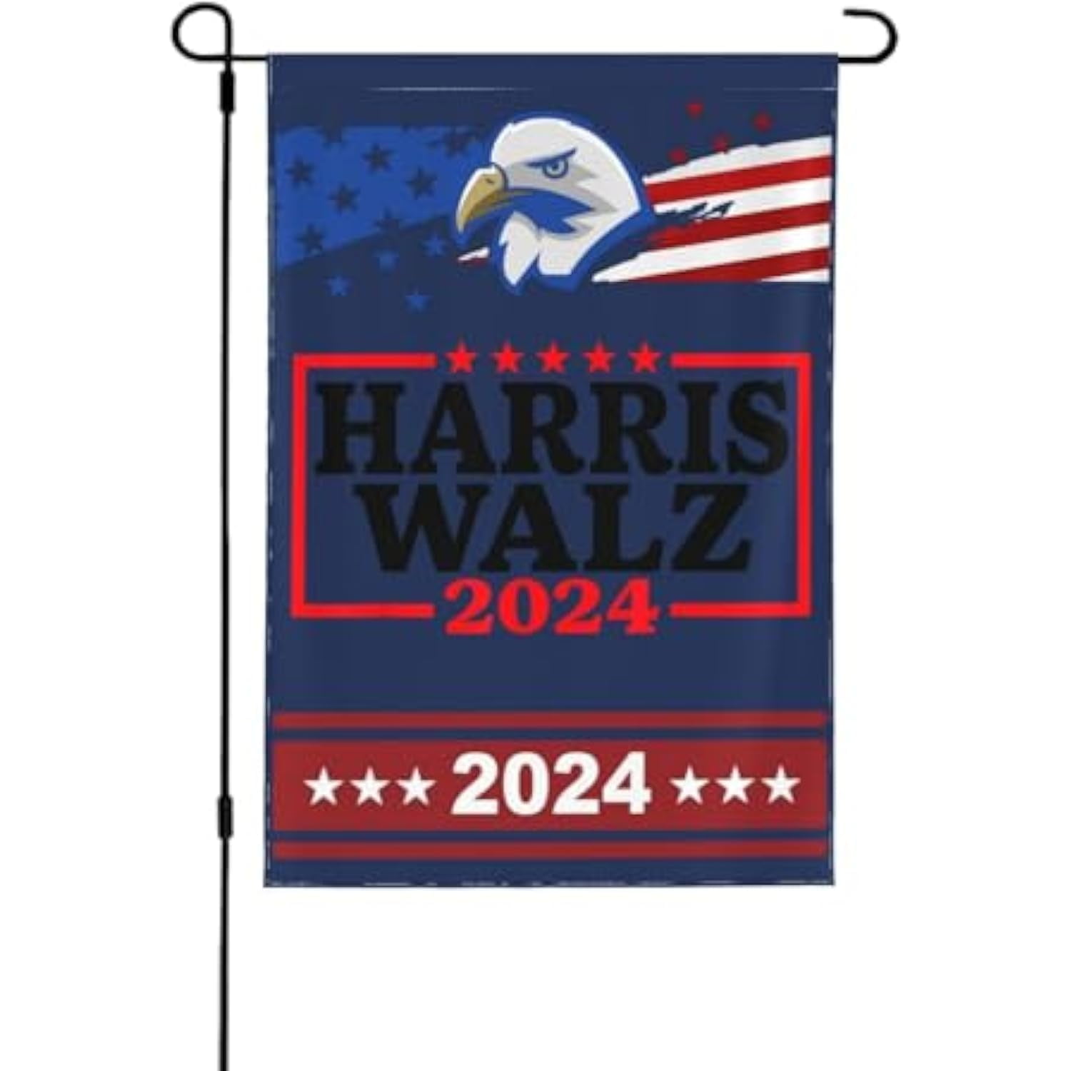 Harris Waltz 2024 Flag Harris Waltz 2024 Garden Flag , Harris 2024 ...