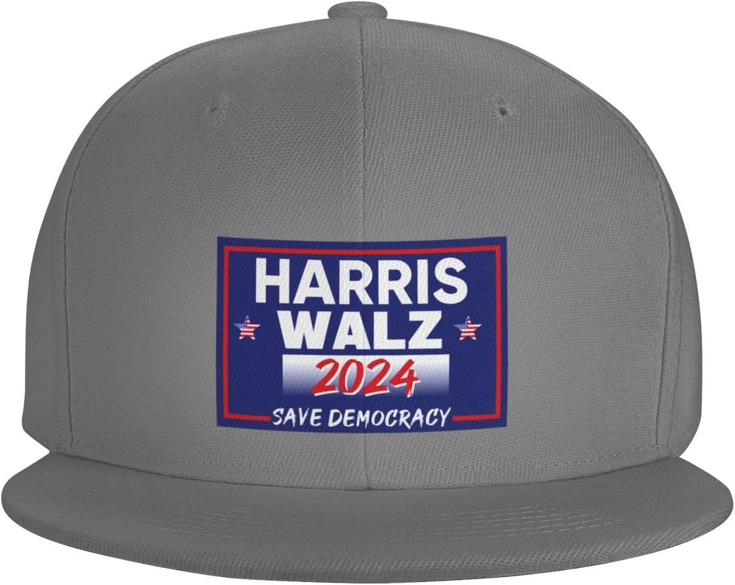 Harris-Waltz 2024 Flat Brim Hat Harris-Walz 2024 Hat Harris-Walz 2024 ...