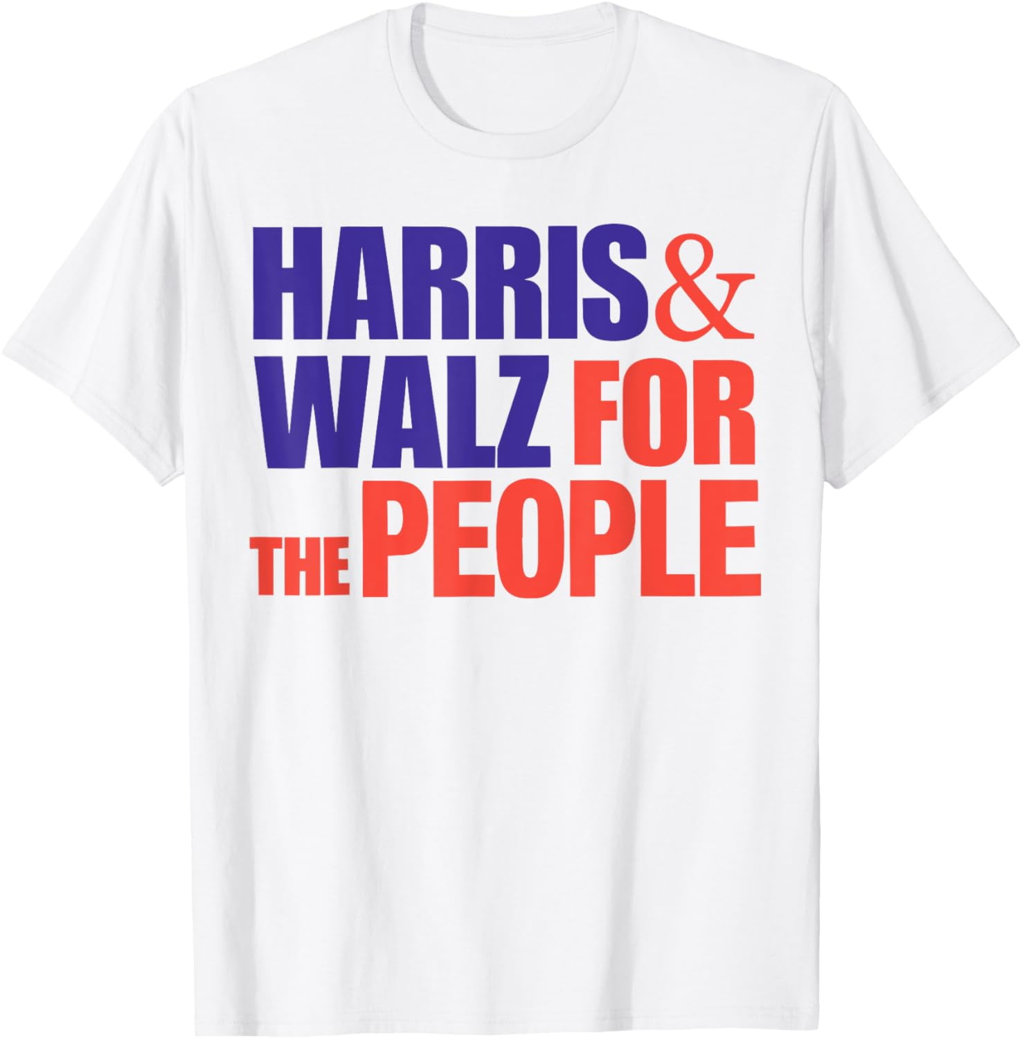 Harris Waltz 2024 For The People Kamala Harris Tim Waltz T-Shirt ...