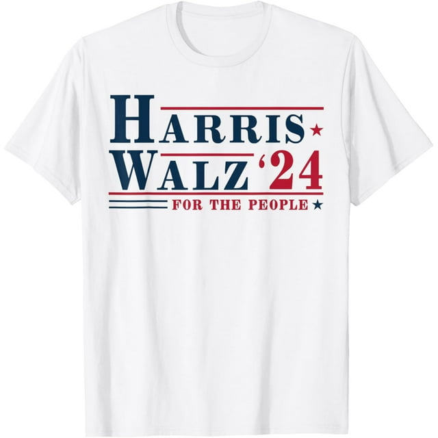 Harris Waltz 2024 For The People Kamala Harris Tim Waltz T-Shirt ...