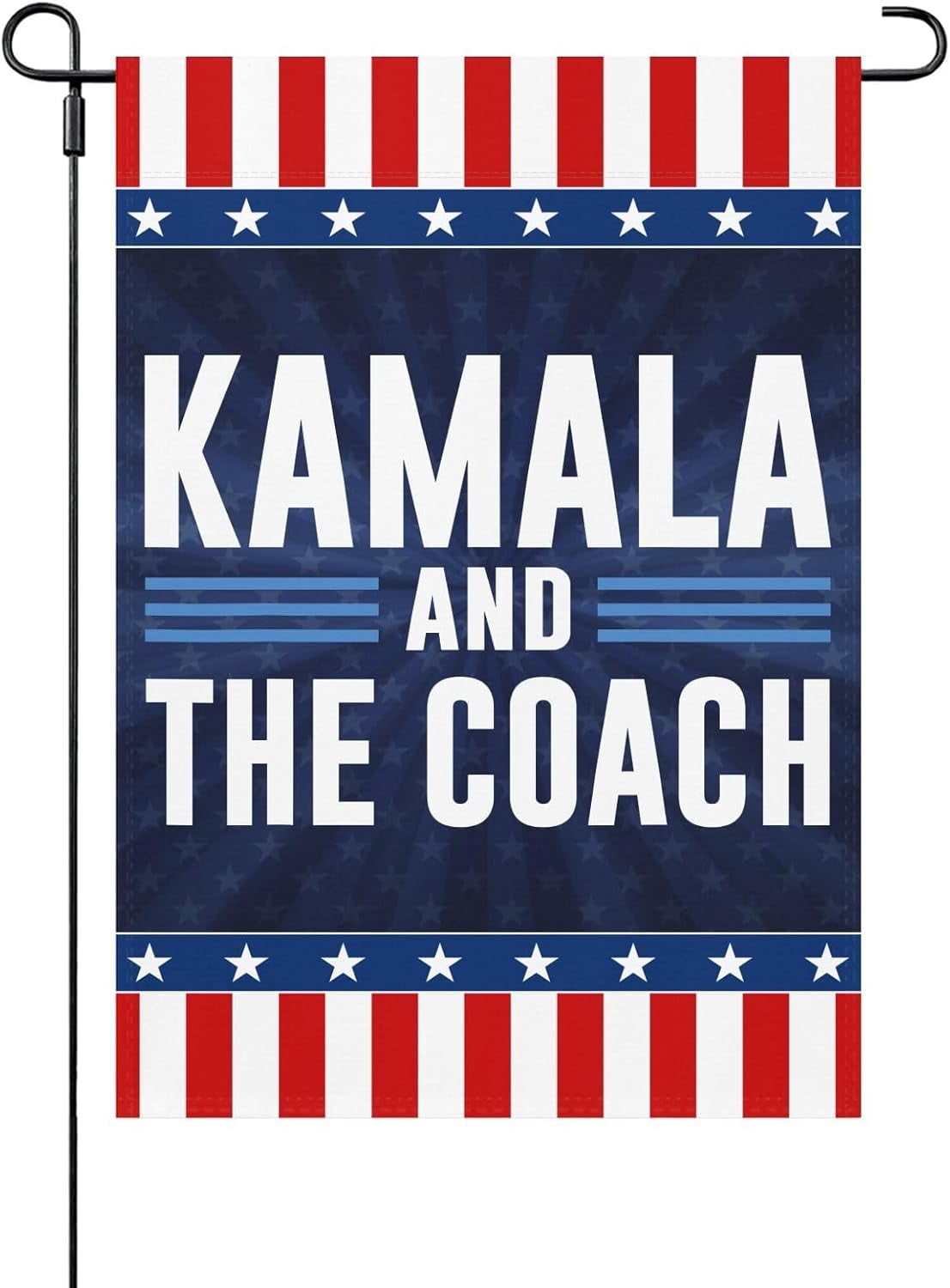 Harris Waltz 2024 Kamala Harris Coachs Yard Flag Double SidedUnique ...