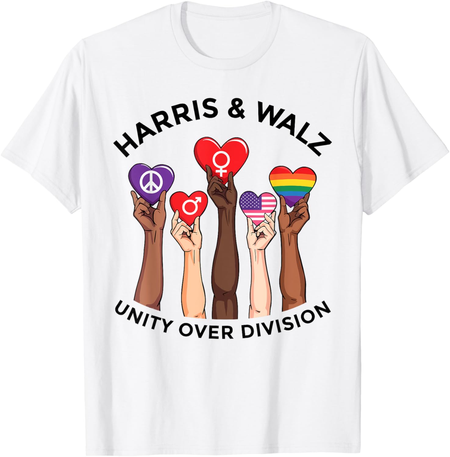 Harris Waltz 2024 Unity Over Division T-Shirt - Walmart.com