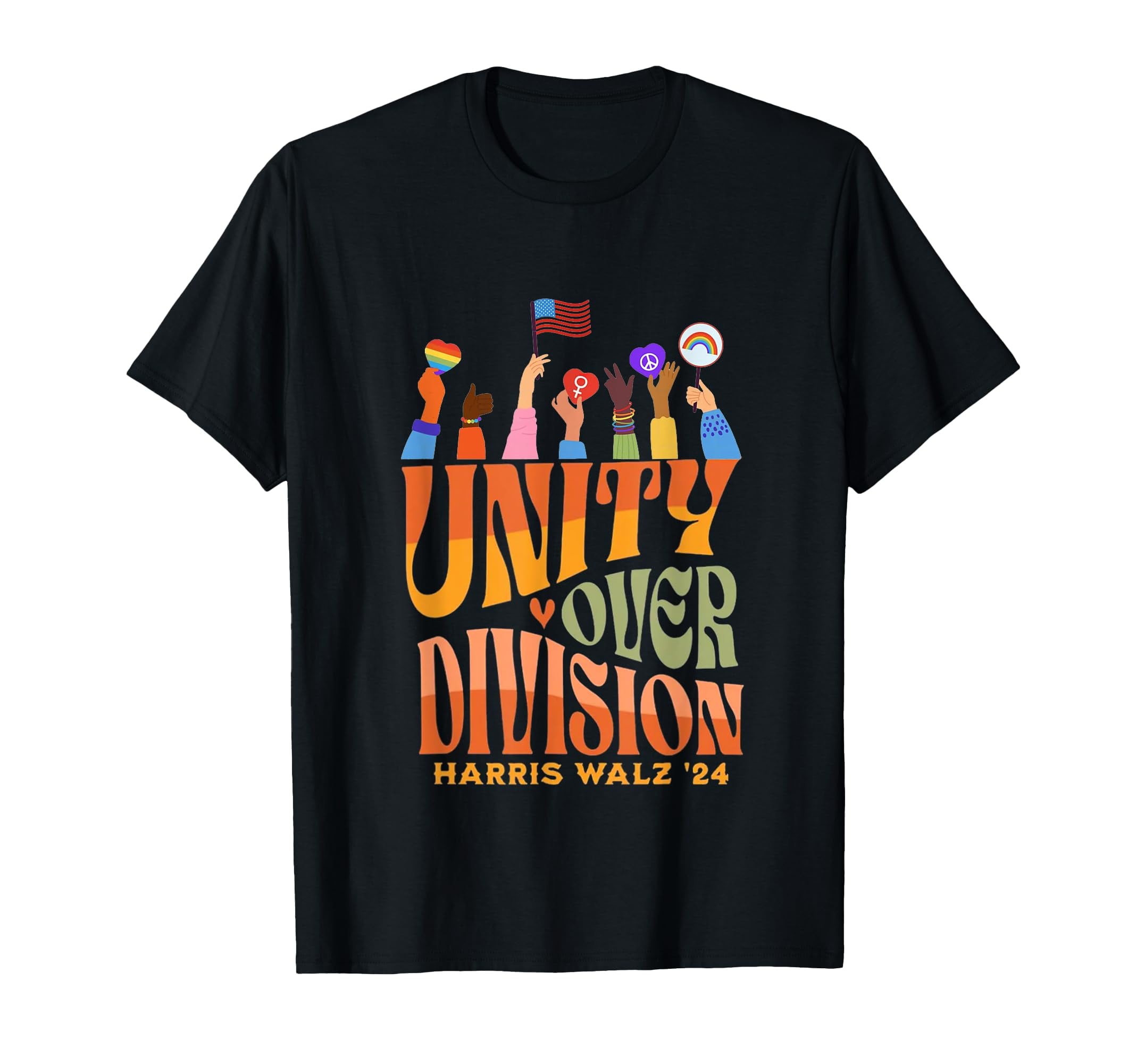 Harris Waltz 2024 Unity Over Division T-Shirt - Walmart.com
