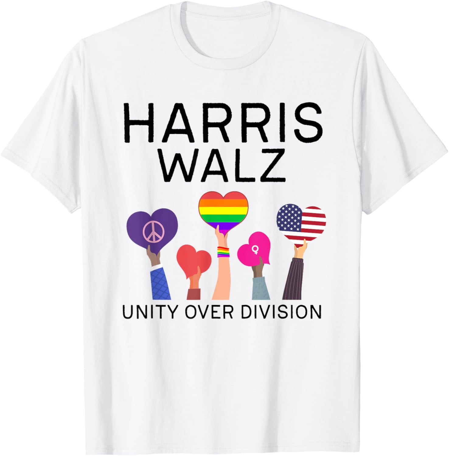 Harris Waltz 2024 Unity Over Division T-Shirt - Walmart.com