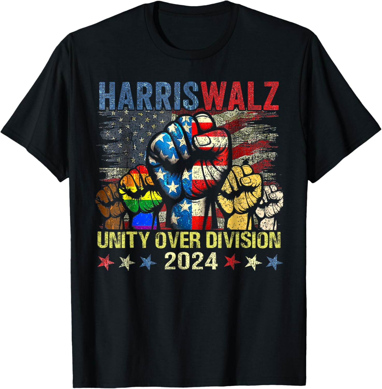 Harris Waltz 2024 Unity Over Division T-Shirt - Walmart.com