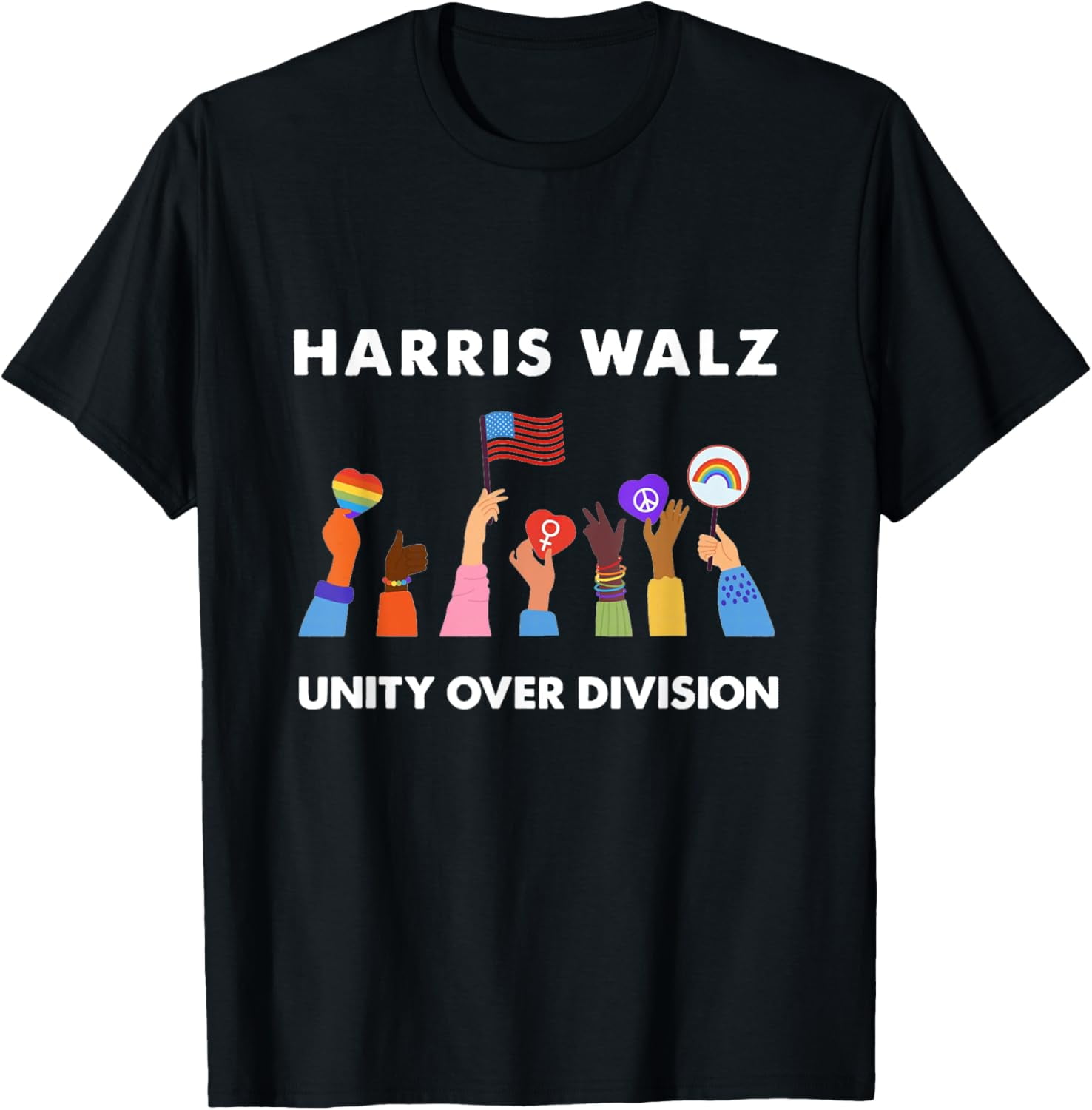 Harris Waltz 2024 Unity Over Division T-Shirt - Walmart.com