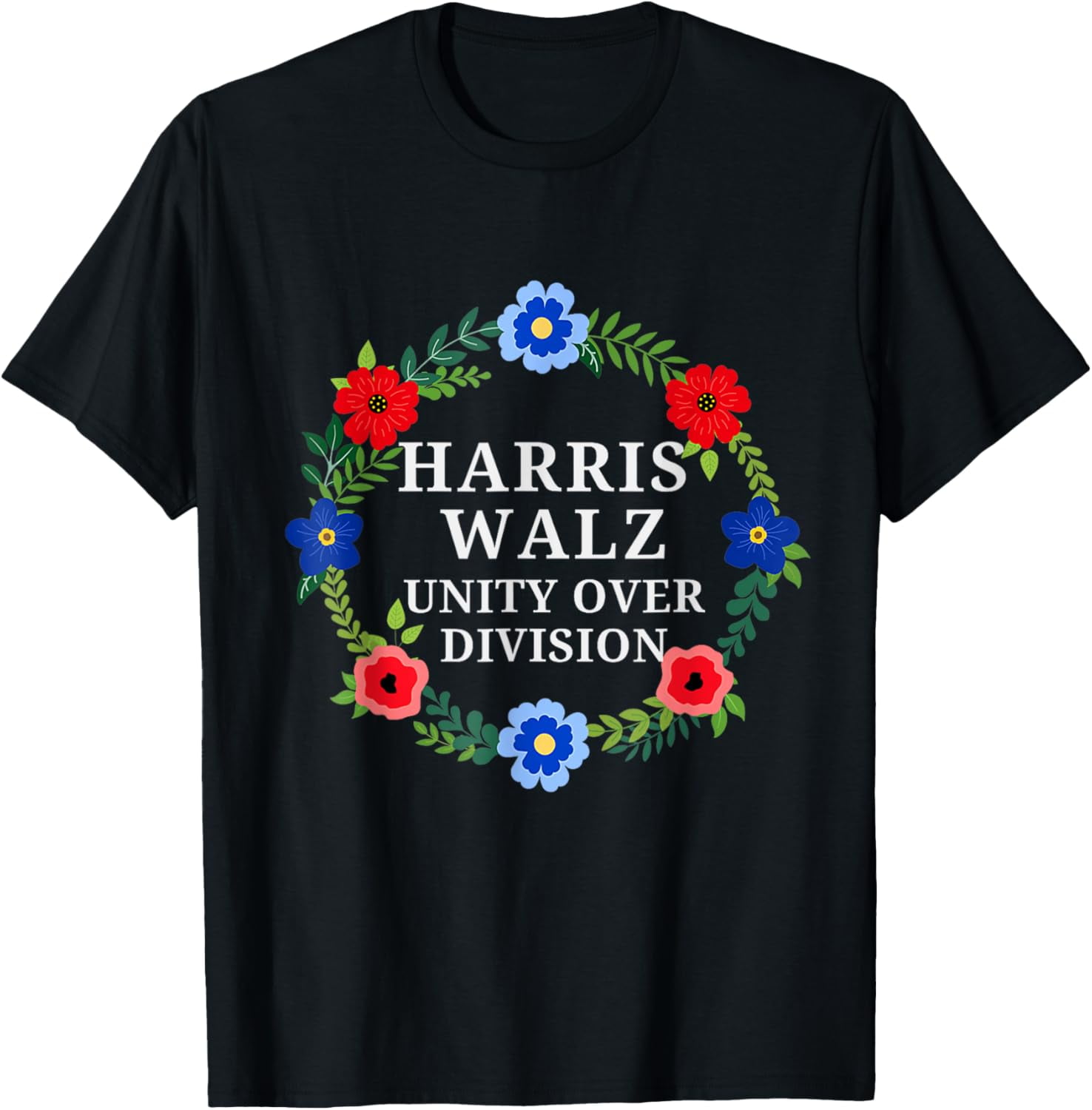 Harris Waltz 2024 Unity Over Division Vote Harris Walz 2024 T-Shirt ...