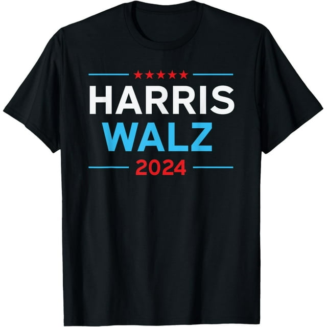 Harris Waltz 2024 Walz President VP Kamala Harris Tim Walz T-Shirt ...