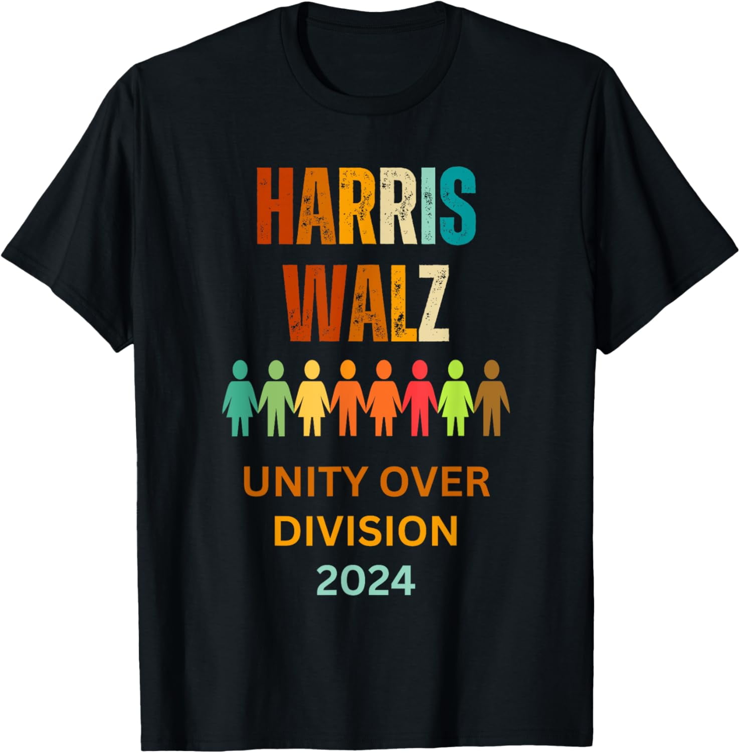 Harris Waltz 2024 unity over division T-Shirt - Walmart.com
