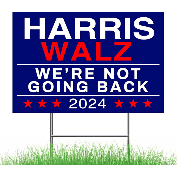 Harris Waltz Yard Sign, Kamala Harris Walz 2024 Yard Sign, Harris Tim ...