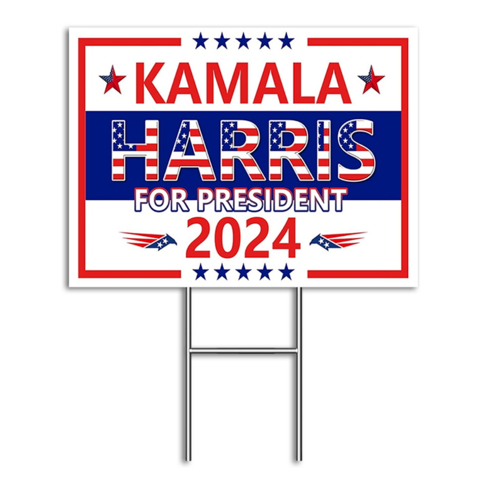 Harris Waltz Yard Sign, Kamala Harris Walz 2024 Yard Sign, Harris Tim ...