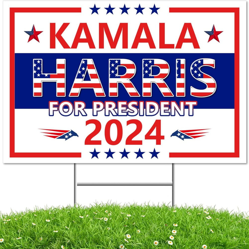 Harris Waltz Yard Sign, Kamala Harris Walz 2024 Yard Sign, Harris Tim ...