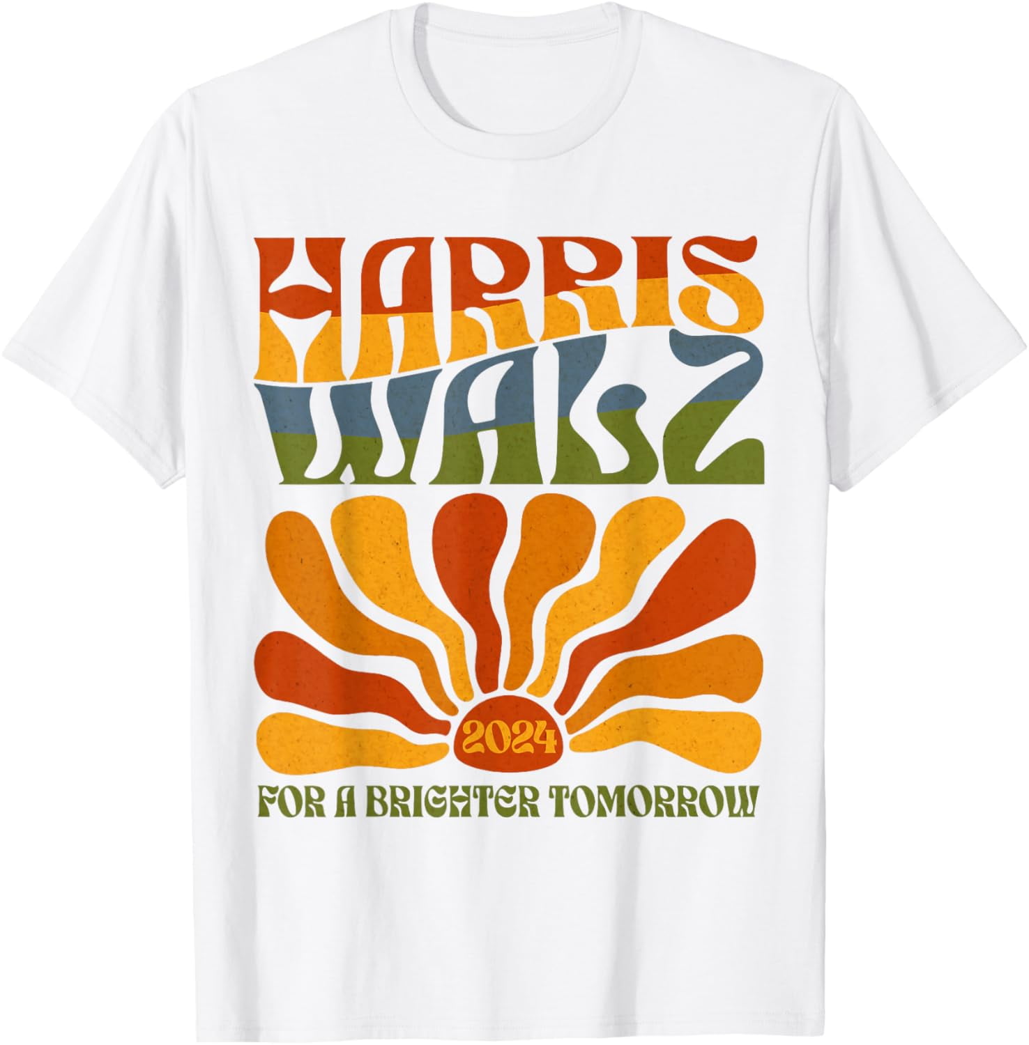 Harris Waltz for A Brighter Tomorrow, Kamala Harris Waltz T-Shirt ...