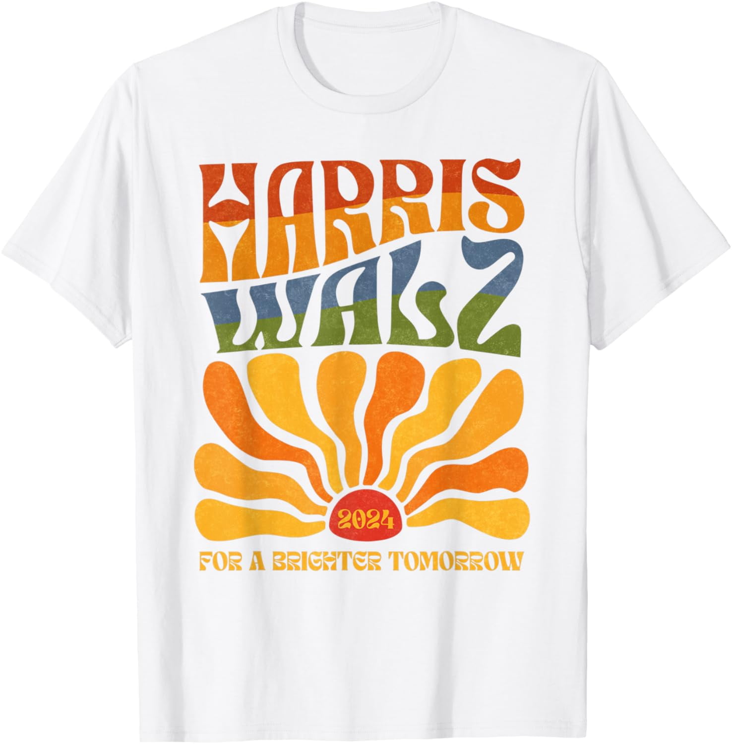 Harris Waltz for A Brighter Tomorrow, Kamala Harris Waltz T-Shirt ...