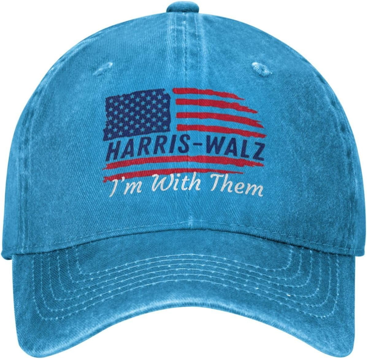 Harris Waltz hat Kamala Walz 2024 Iu2019m with Them Hat for Men ...