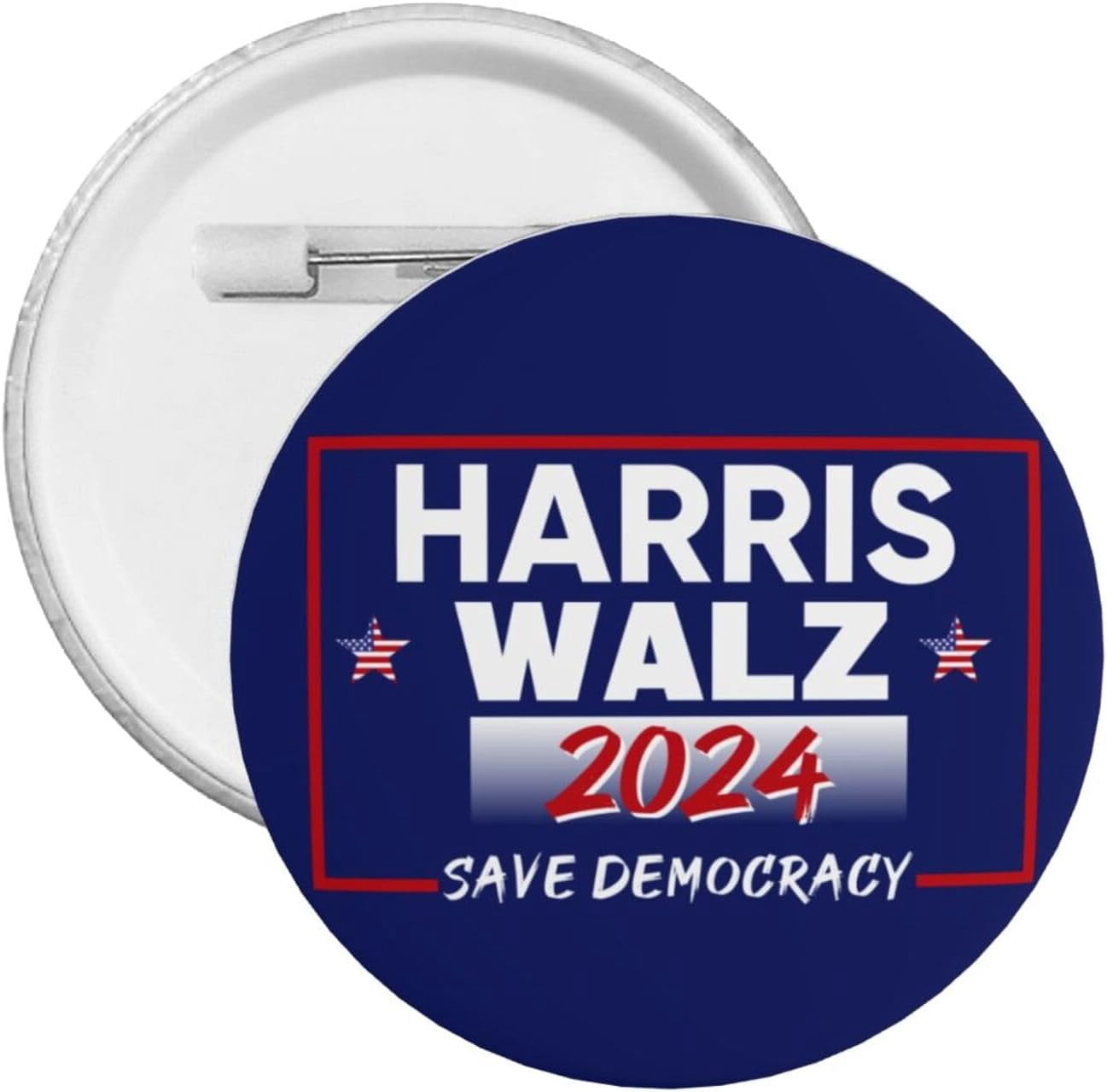 Harris-Walz 2024 Button Pins Harris-Walz 2024 President Button Pin Vote ...