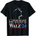 Harris Walz 2024 Cat Ladies Kamala Harris Tim Walz Election Unisex T