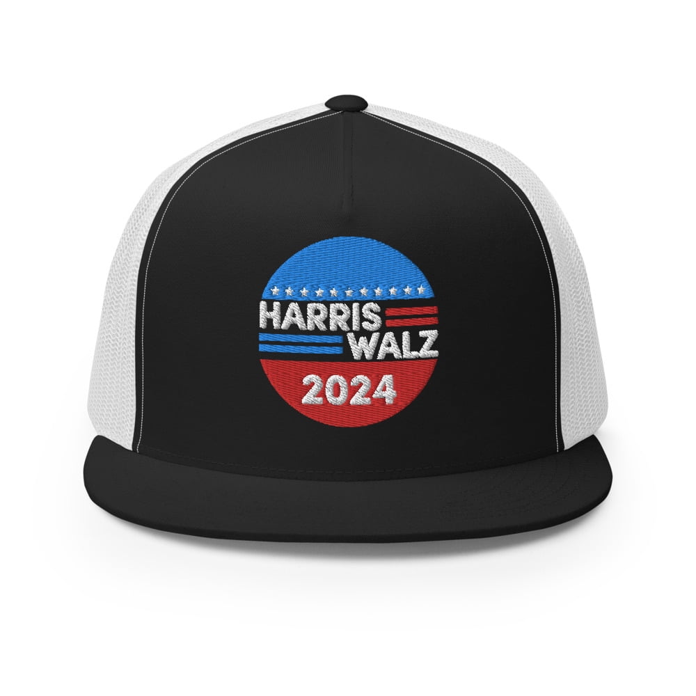Harris Walz 2024 Democracy Support Embroidered Trucker Cap, Kamala ...