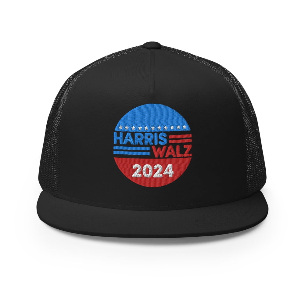 Harris Walz 2024 Democratic Party Embroidered Trucker Cap, Kamala ...