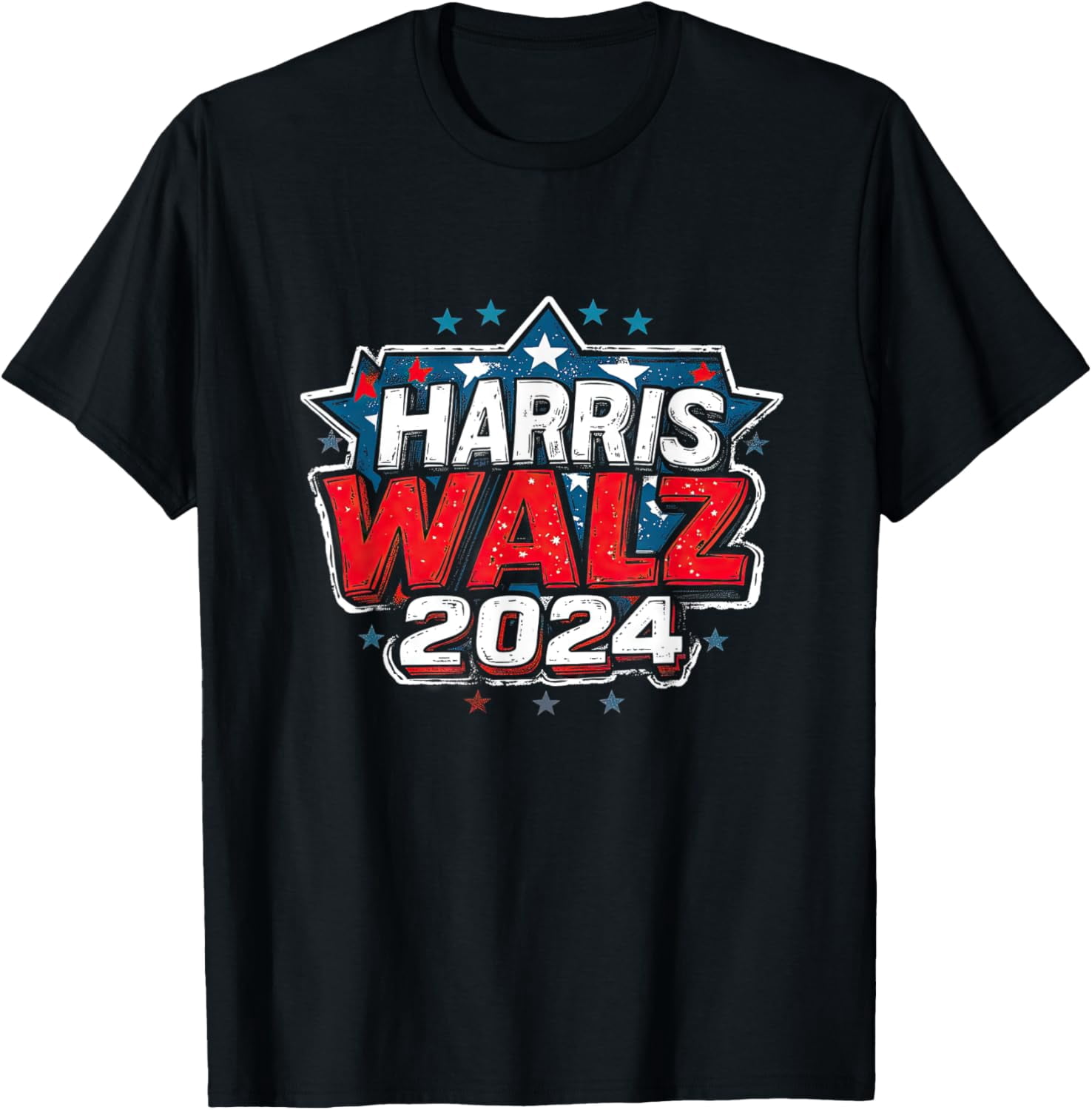 Harris Walz 2024 Election Kamala Harris Tim Walz Waltz T-Shirt ...