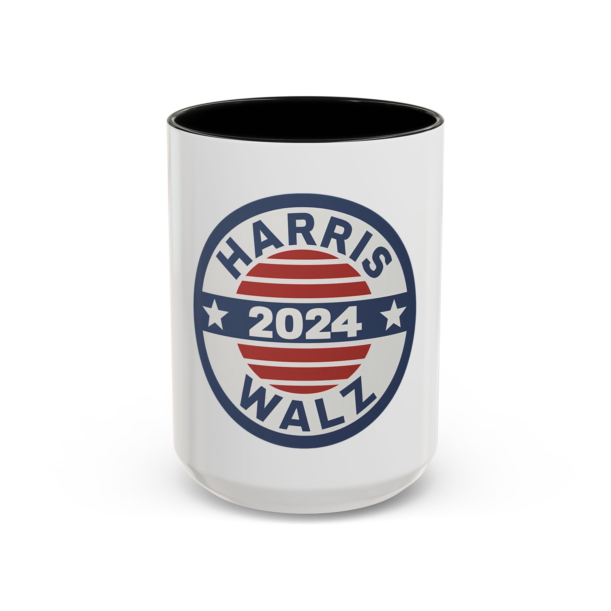 Harris Walz 2024 Election Retro Accent Coffee Mug (11, 15oz) - Walmart.com