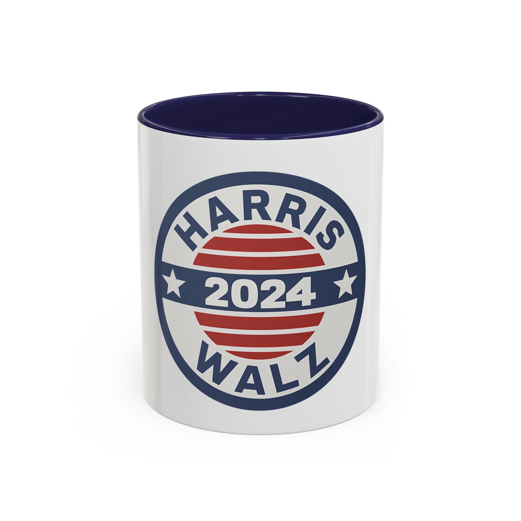 Harris Walz 2024 Election Retro Accent Coffee Mug (11, 15oz) - Walmart.com
