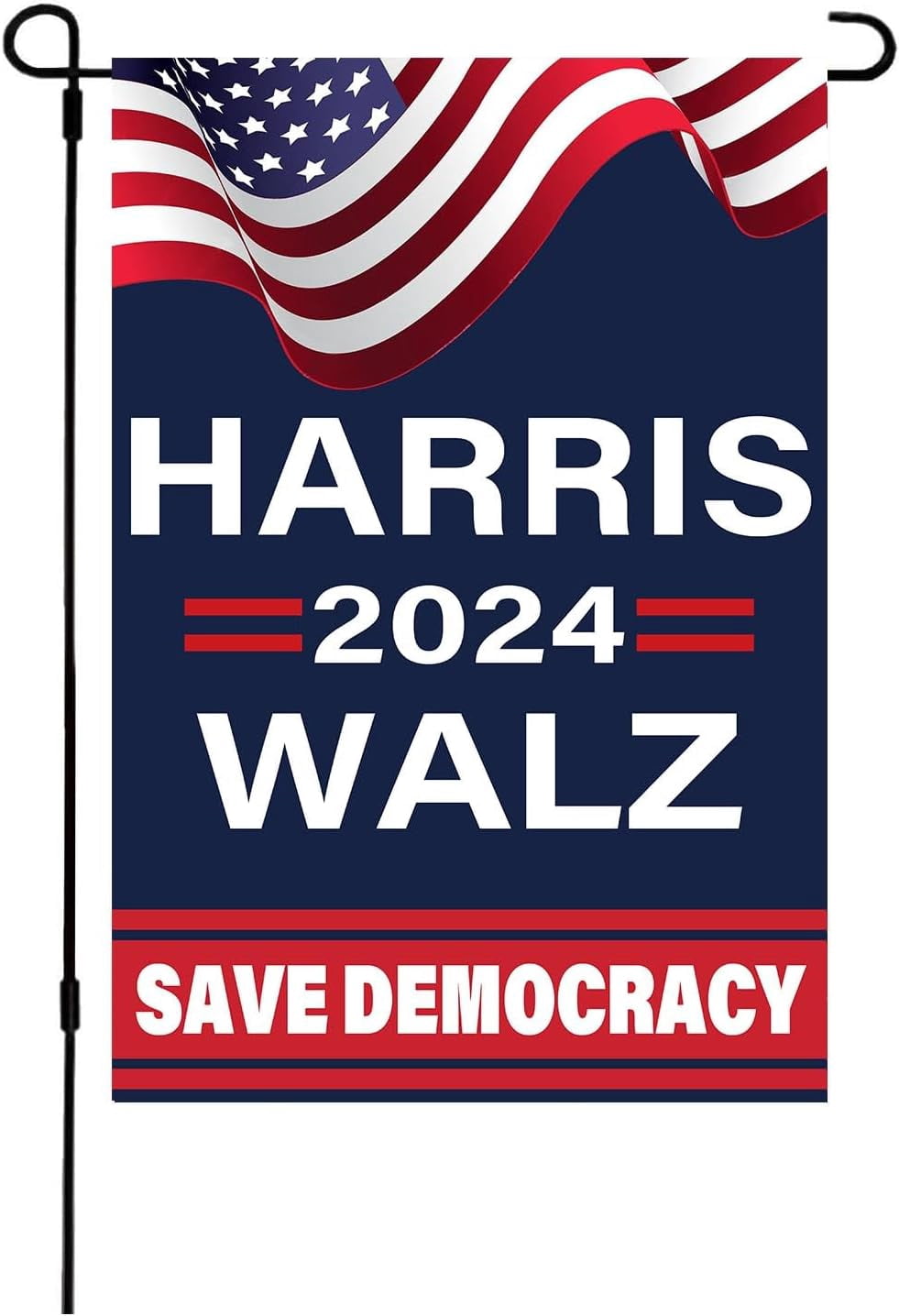 Harris Walz 2024 Garden Flag Banner Kamala Harris Walz For President ...