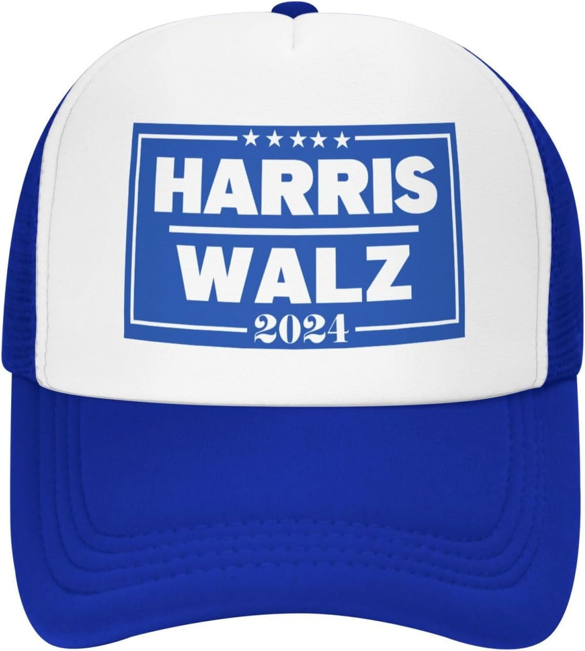 Harris Walz 2024 Hat Harris Walz 2024 President Mesh Cap Vote Blue Save ...