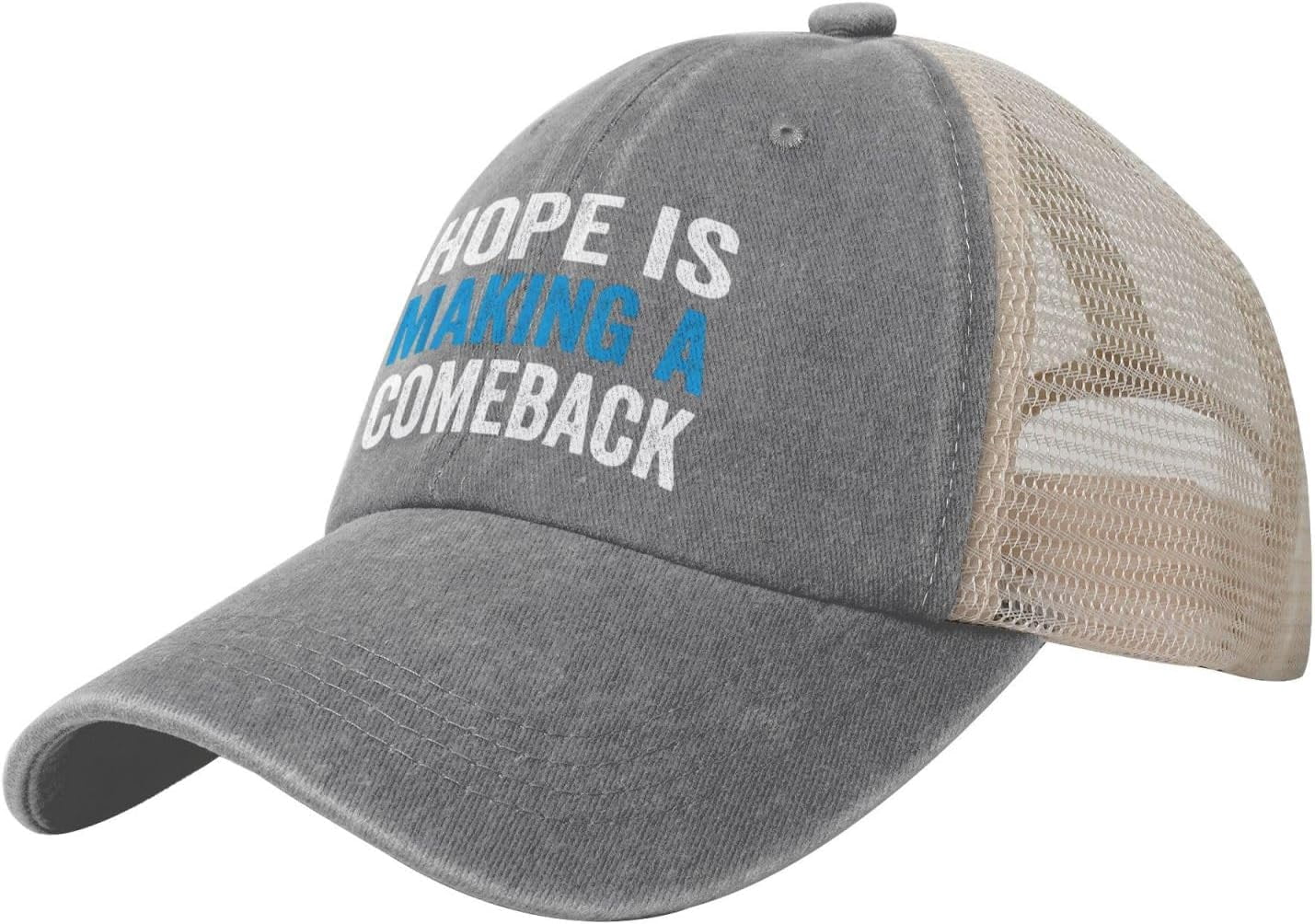 Harris Walz 2024 Hope is Making A Comeback Adjustable Trucker Hat ...
