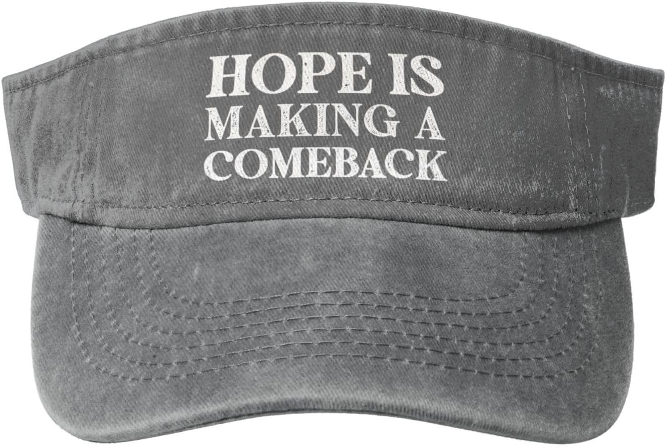 Harris Walz 2024 Hope is Making A Comeback Sun Visor Hats Fashion ...