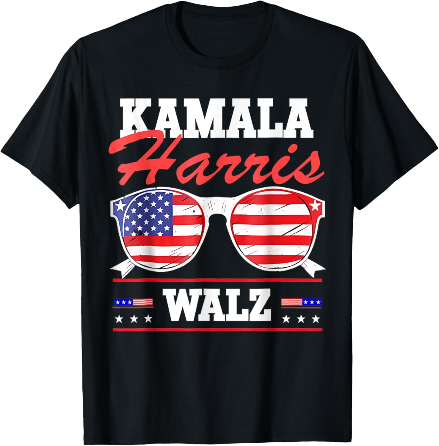 Harris Walz 2024 Kamala Harris Tim Walz Sunglasses US Flag Funny ...