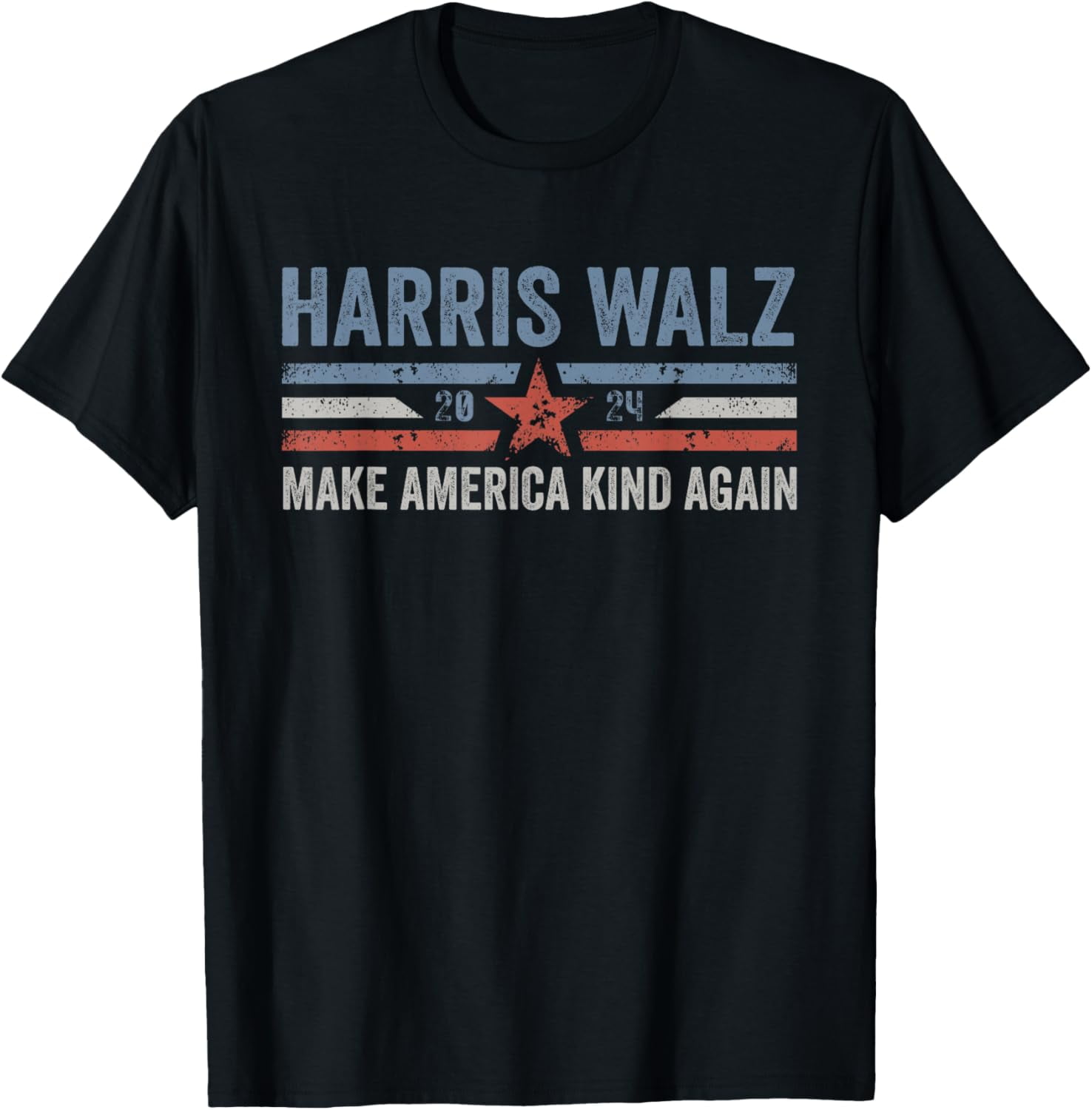 Harris Walz 2024 Make America Kind Again Harris Waltz Quote T-Shirt ...