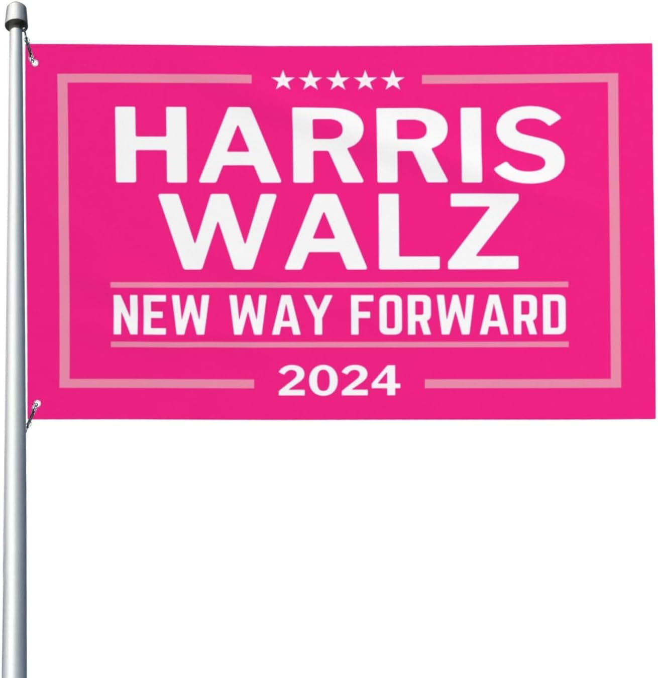 Harris Walz 2024 New-Way Forward Flag 3x5 Pink, Women Girls For Kamala ...