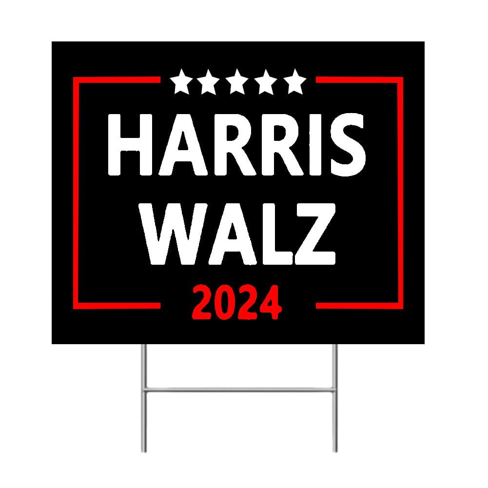 Harris Walz 2024 US Election Signage Garden Courtyard Decorative ...