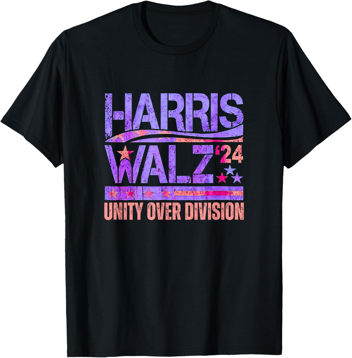 Harris Walz 2024 Unity Over Division Harris Walz Waltz 2024 T-Shirt ...