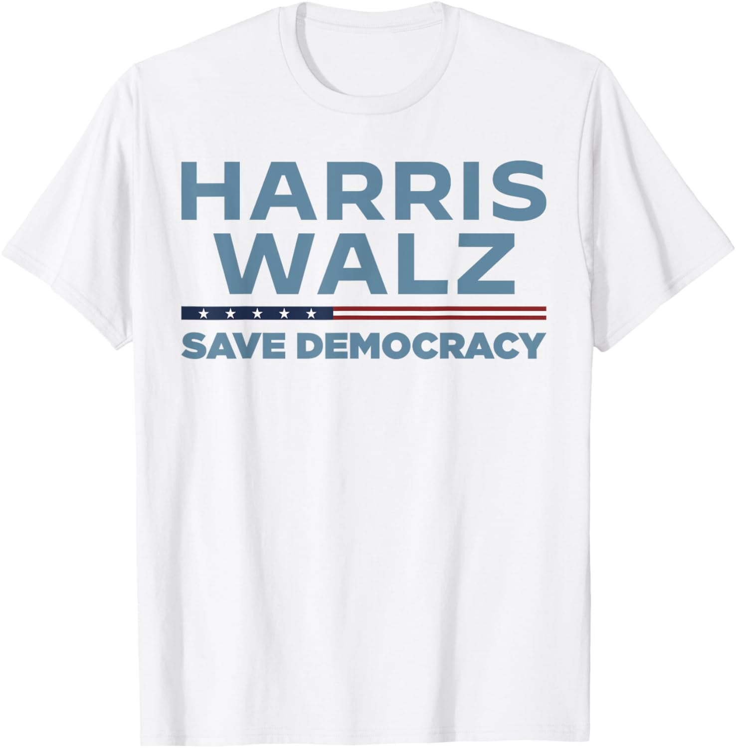 Harris Walz 2024 Waltz Save Democracy Vote President VP T-Shirt ...