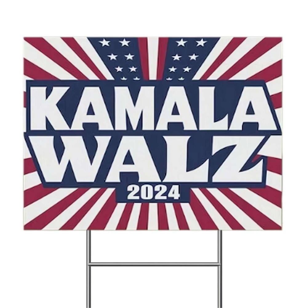 Harris Walz 2024 Yard Sign,Large Kamala Harris Walz for President Vice ...